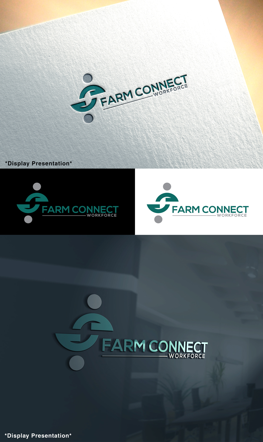 Logo Design for Farm Connect Workforce by sonym | Design #19828005
