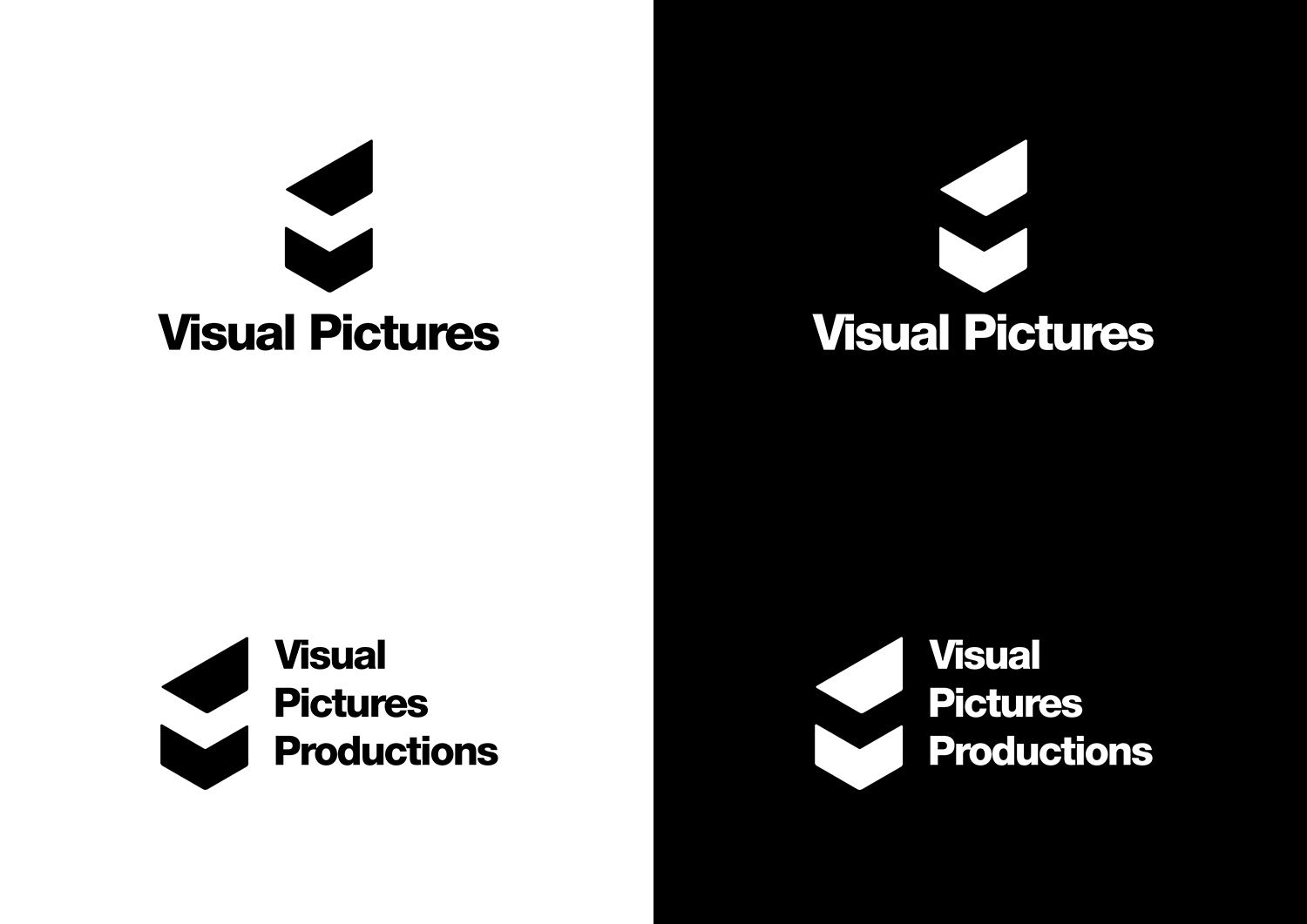 Bold, Modern, Film Production Logo Design for Visual Pictures or Visual ...