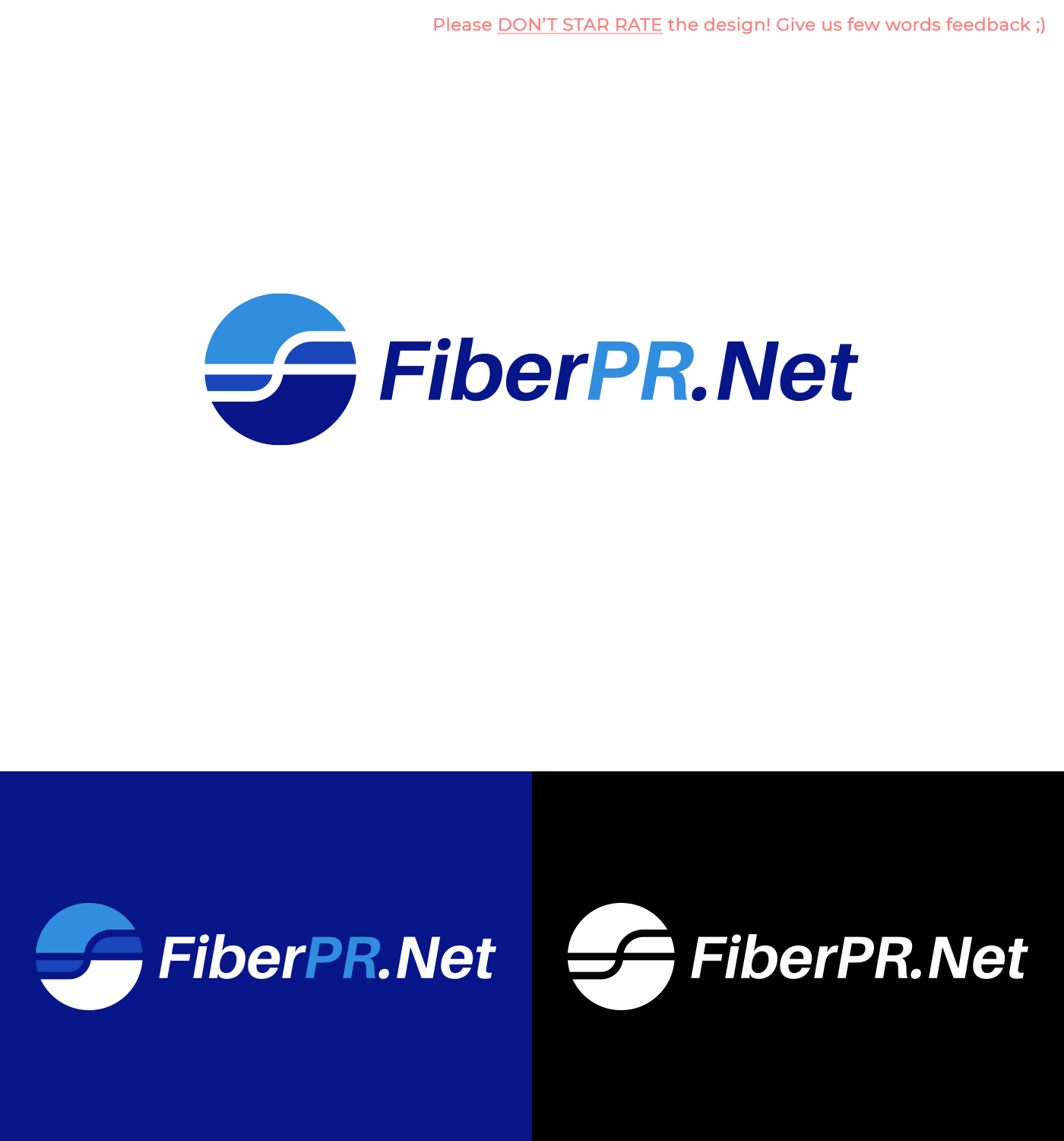 Serious, Modern, Internet Service Provider Logo Design for FiberPR.Net ...