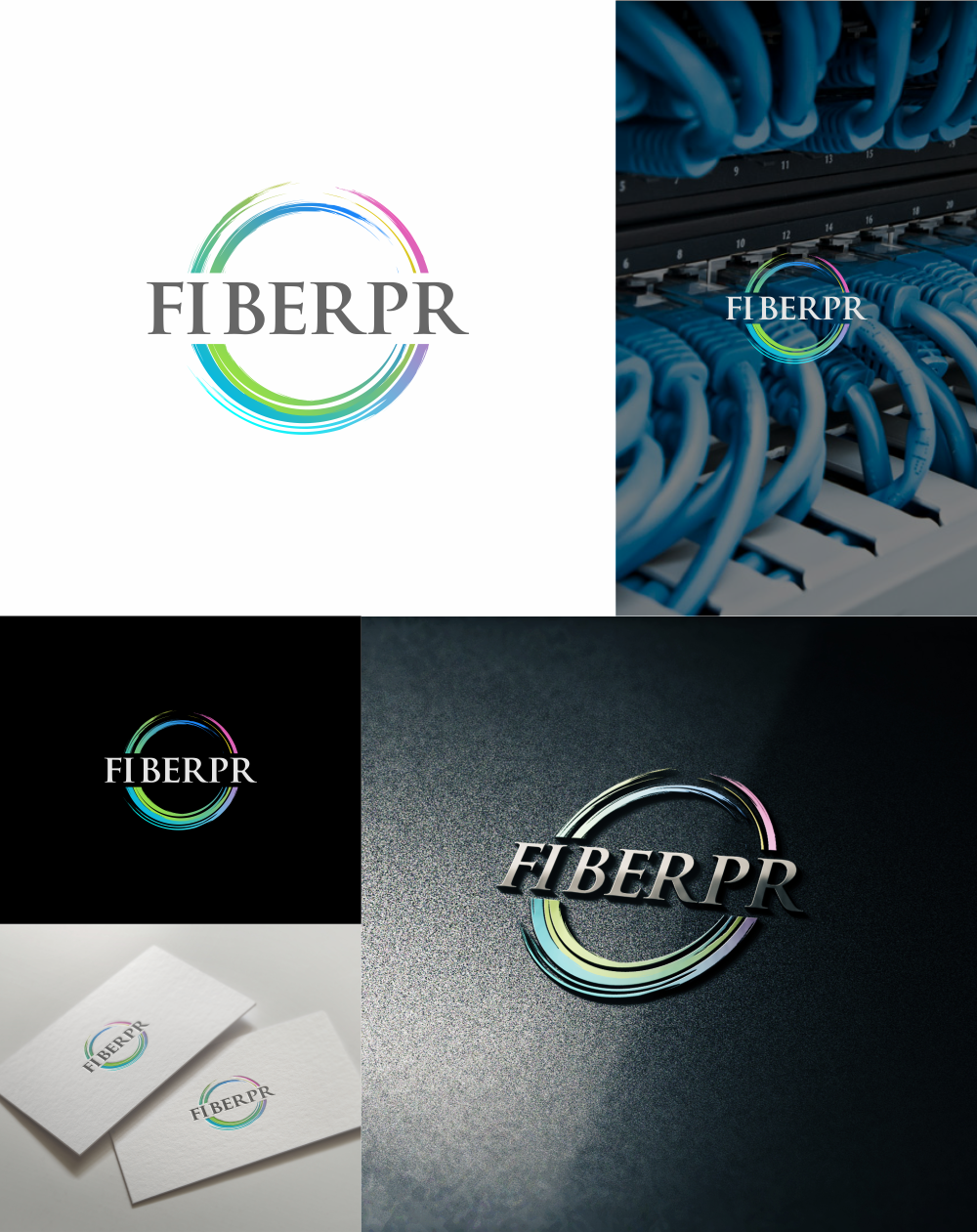 Serious, Modern, Internet Service Provider Logo Design for FiberPR.Net ...