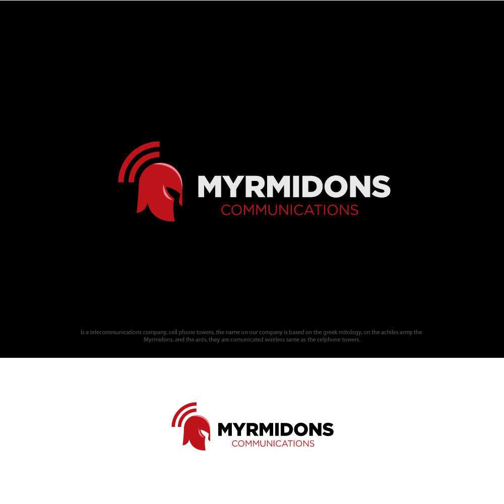 Elegant, Playful Logo Design for Myrmidons Communications by ESolz ...