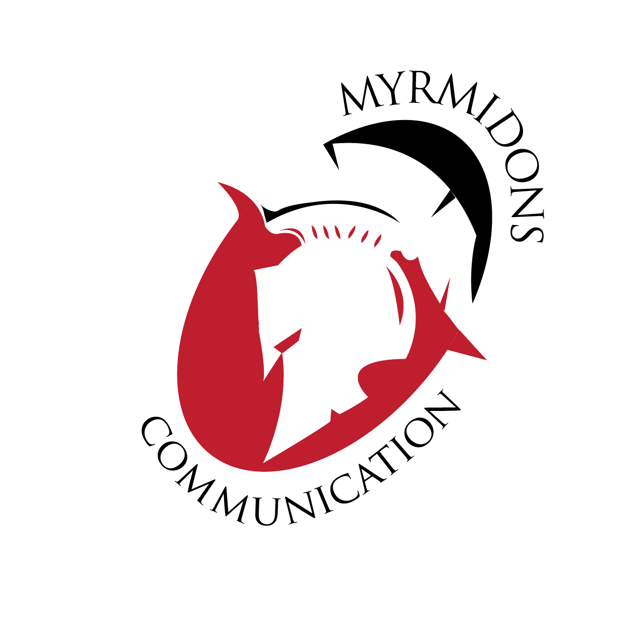 Elegant, Playful Logo Design for Myrmidons Communications by fauzan ...