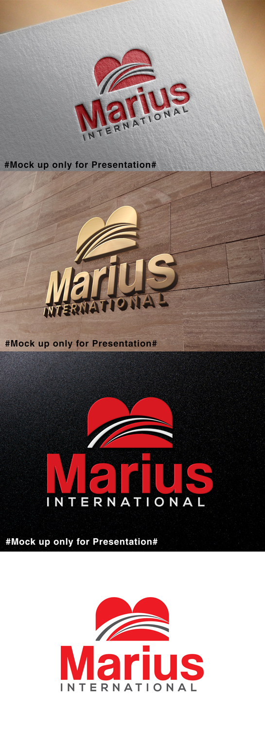 Logo Design for Marius International by designmind78 | Design #19837078