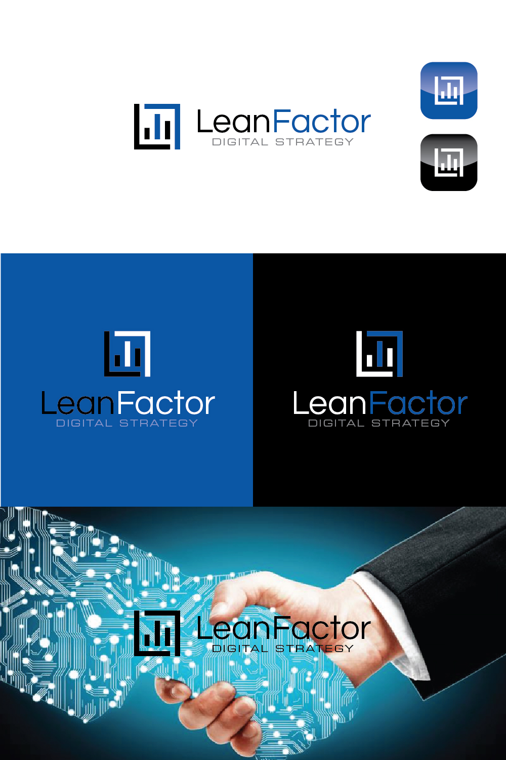Serious, Modern, Marketing Logo Design for LeanFactor by nandkumar | Design #19834830