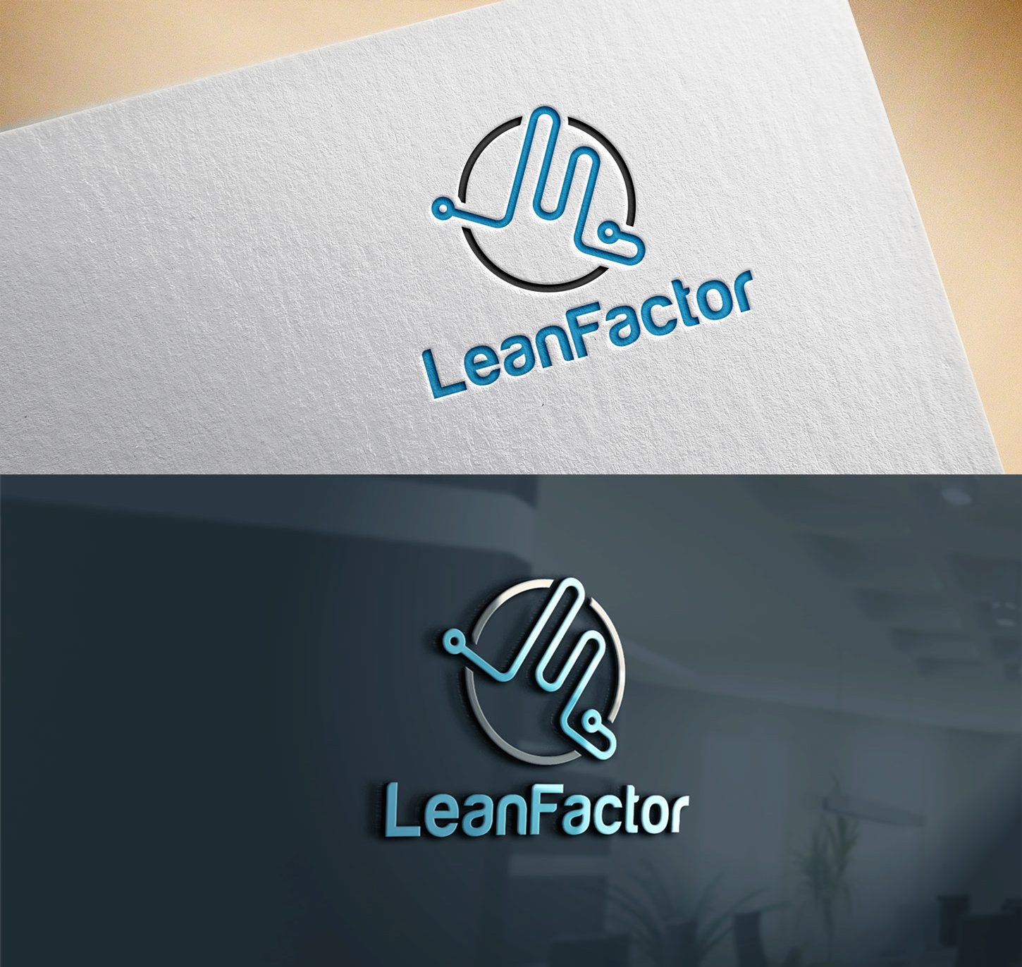 Serious, Modern, Marketing Logo Design for LeanFactor by design_ghost 2 | Design #19839106