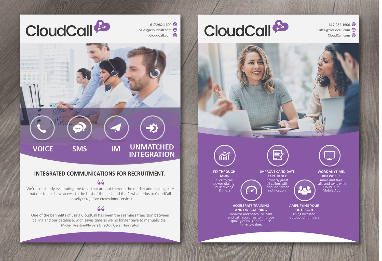 Modern, Bold, Telecommunications Flyer Design for a Company by alex989 ...