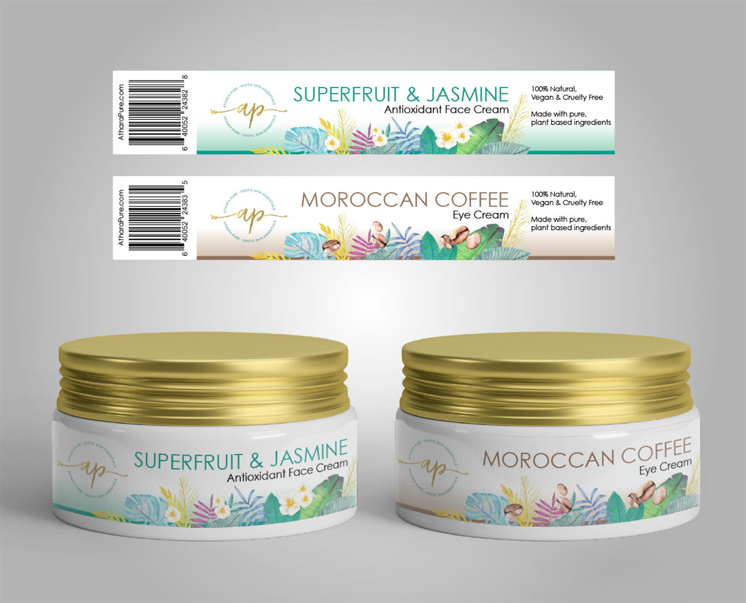 Skin Care Product Labels Nuevo Skincare