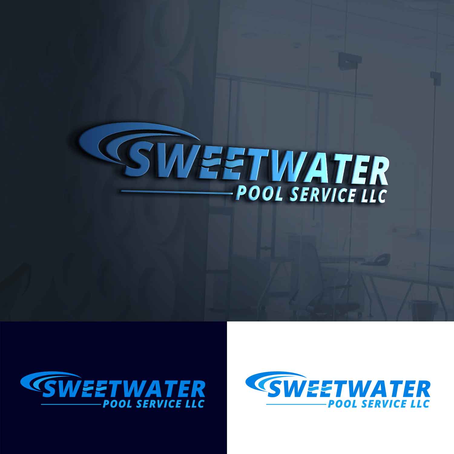 Swimming Pool Service Logo Design | 30 Logo Designs for Sweetwater Pool ...