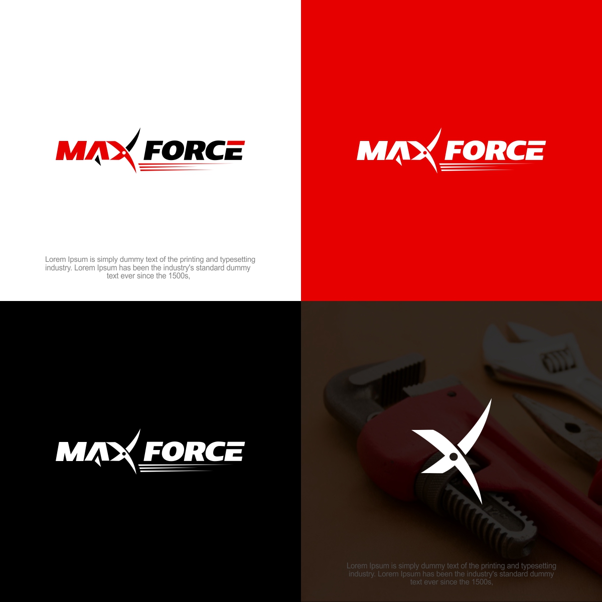 Serious, Professional, Hand Tool Logo Design for MAX FORCE by Liyana ...