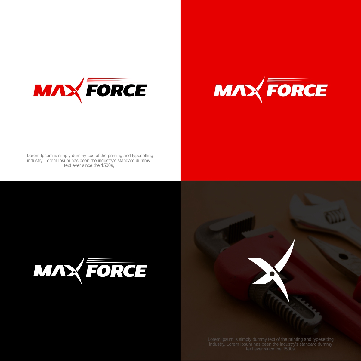 Serious, Professional, Hand Tool Logo Design for MAX FORCE by Liyana ...