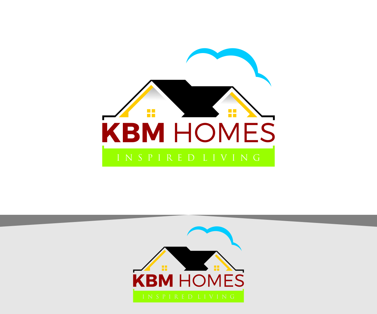 Serious, Modern, Home Builder Logo Design for 'KBM Homes' (perhaps inside & within the house ...