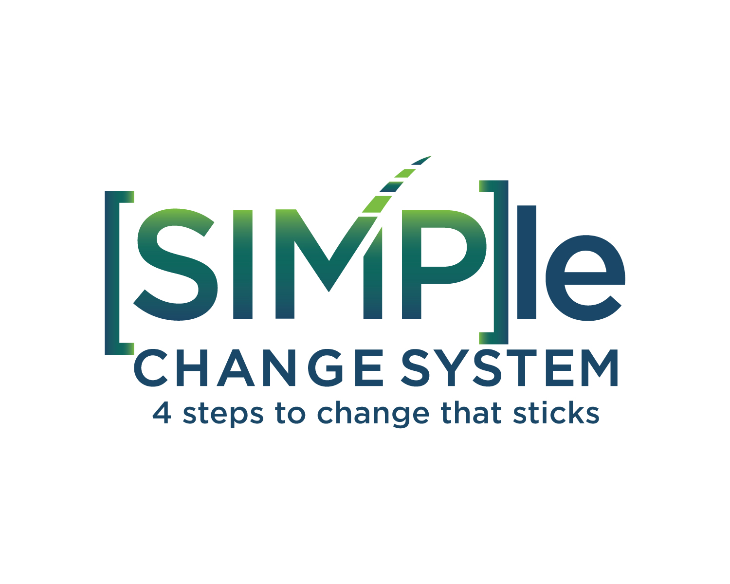 Bold, Upmarket Logo Design for SIMPle Change System (tag line is 4 ...