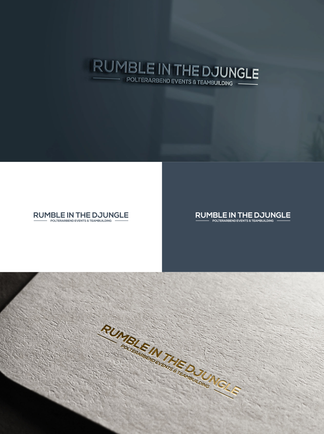 Playful, Modern Logo Design for Rumble in the djungle- Polterarbend ...