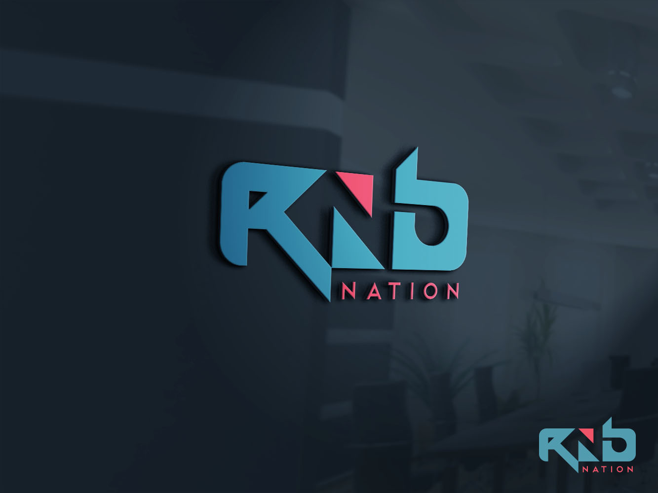 Modern, Upmarket, Events Logo Design for RNB NATION by Verified ...