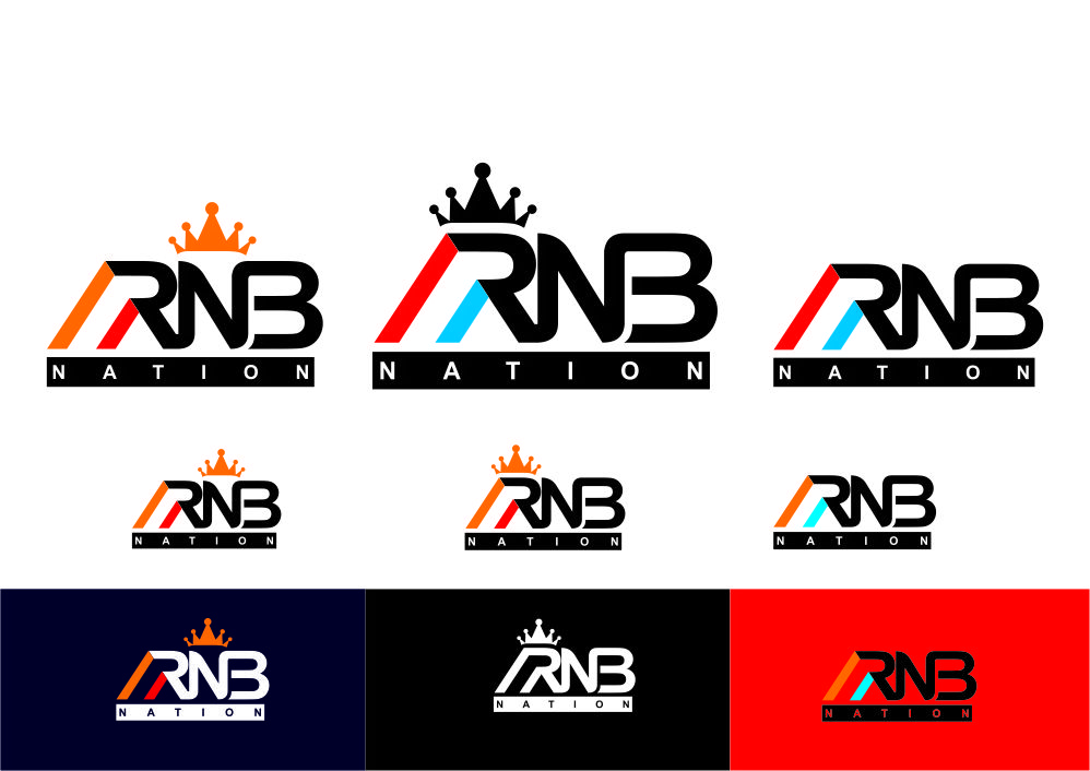 Modern, Upmarket, Events Logo Design for RNB NATION by rgrider | Design ...