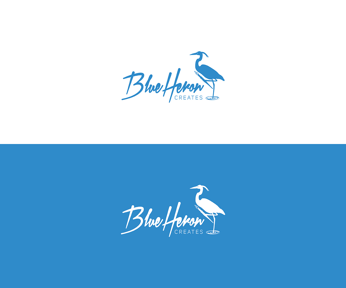 Bold, Traditional, Photographer Logo Design for Blue Heron Creates by ...
