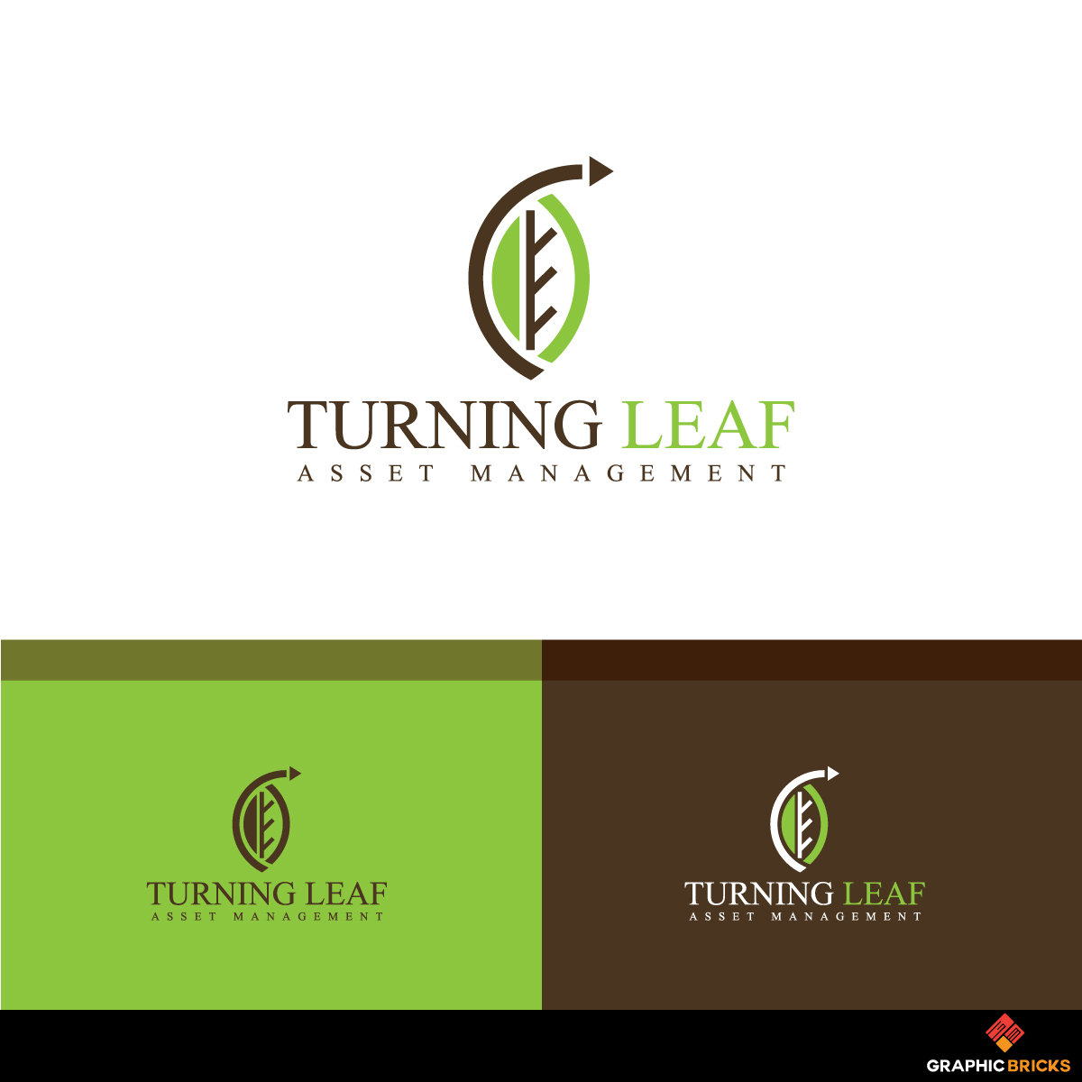 Logo Design for Turning Leaf Asset Management by Graphic Bricks ...