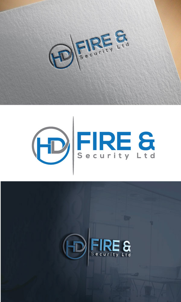 Professional, Bold, Security Logo Design for HD Fire & Security Ltd by ...