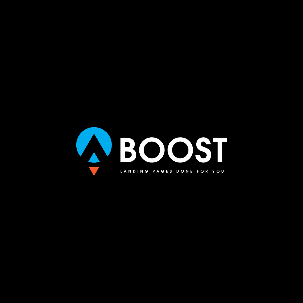 Modern, Professional, Marketing Logo Design for BOOST "Landing Pages ...
