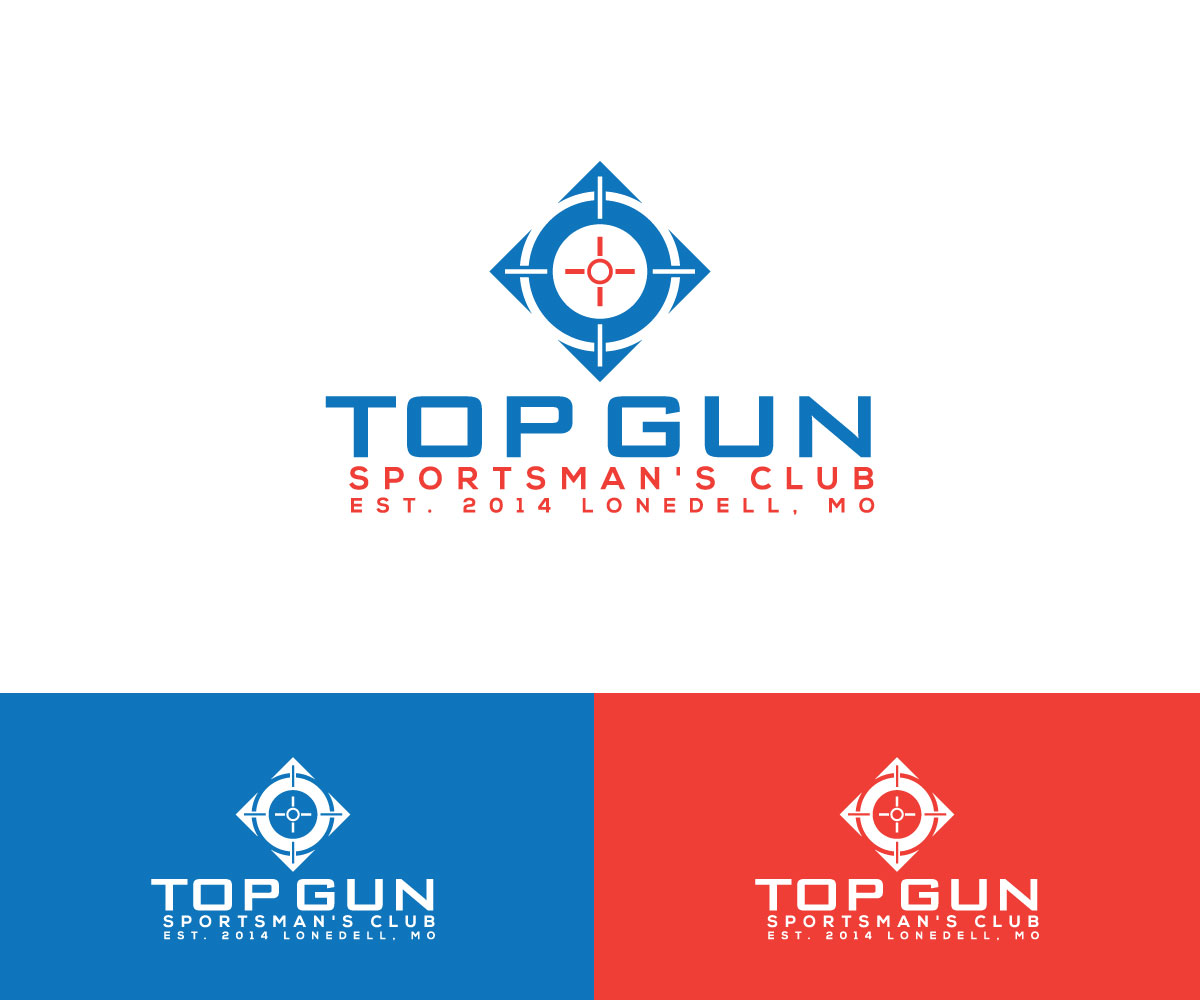 Elegant, Playful Logo Design for Top Gun Sportsman's Club Est. 2014 ...