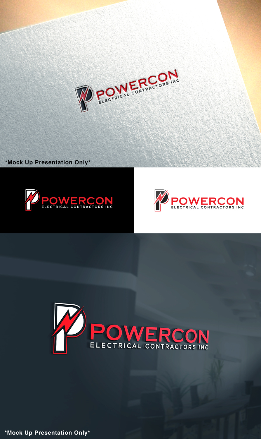 Masculine, Bold, Electrical Power Logo Design for The logo needs to ...