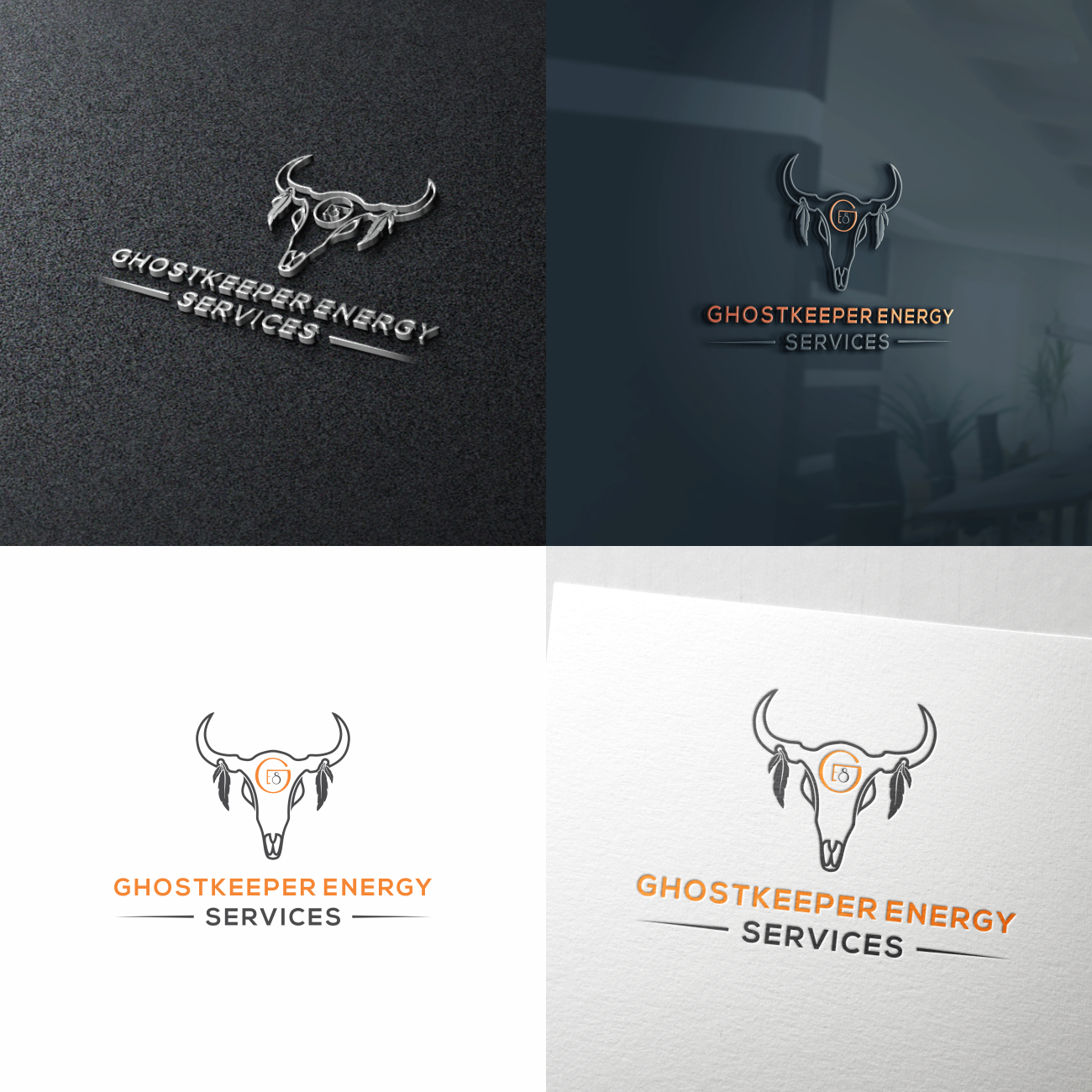 Bold, Serious, Oil And Gas Logo Design for Ghostkeeper Energy Solutions ...