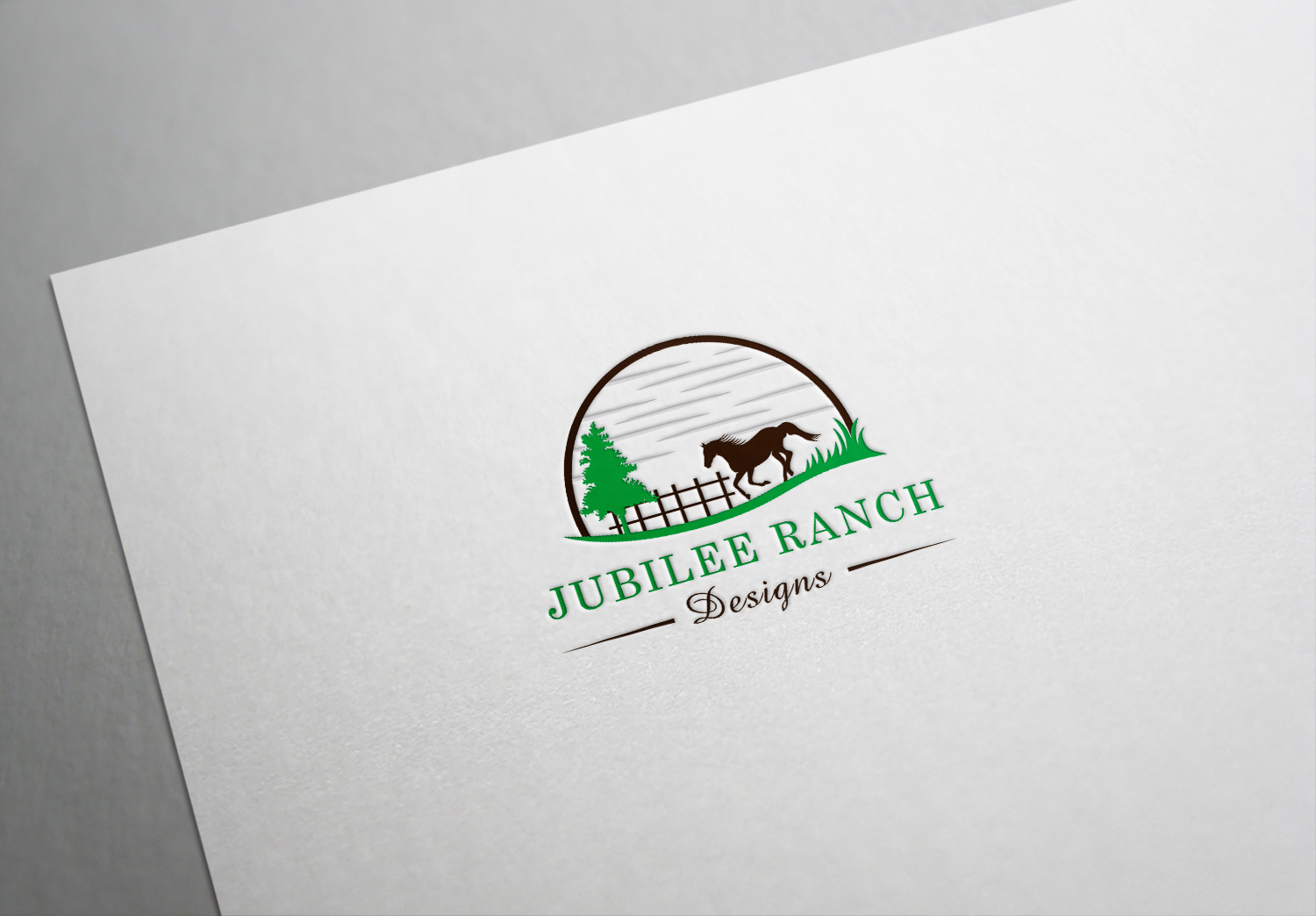 Logo Design for Jubilee Ranch Designs by Deziners Zone | Design #20036772