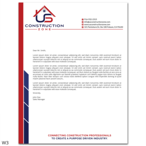Construction Letterheads | 33 Custom Construction Letterhead Designs