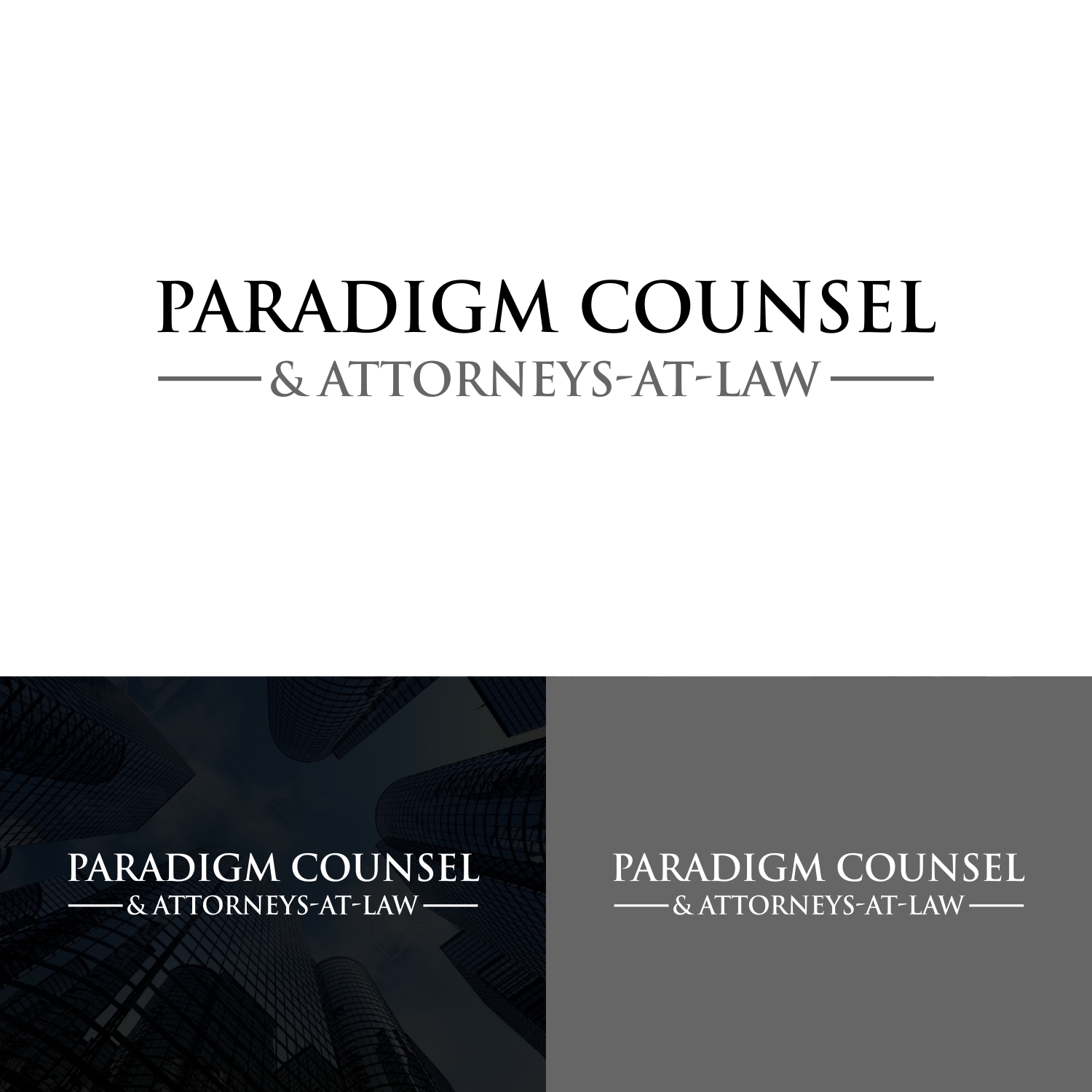 Bold, Professional Logo Design for Paradigm Counsel & Attorneys-at-Law ...