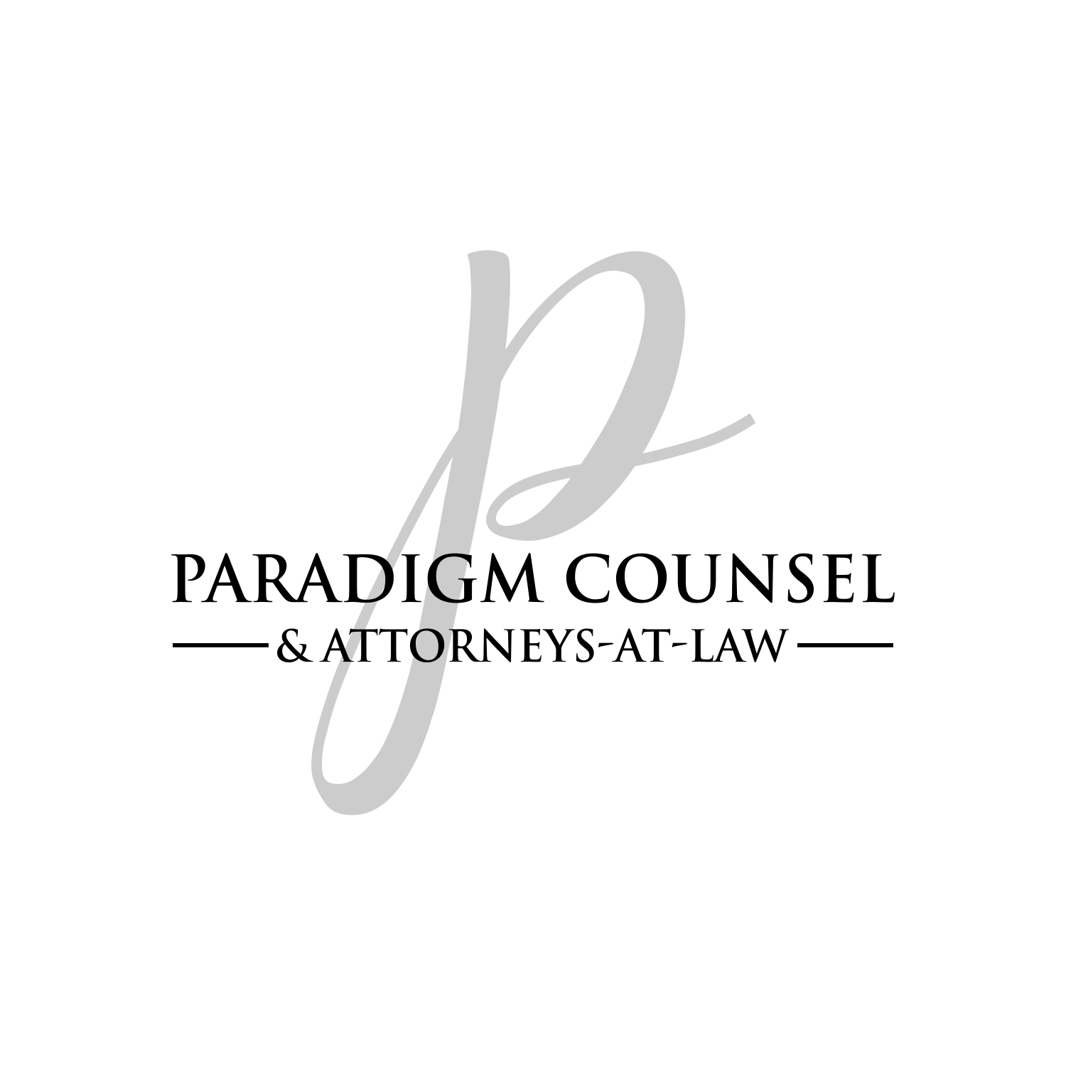 Bold, Professional Logo Design for Paradigm Counsel & Attorneys-at-Law ...