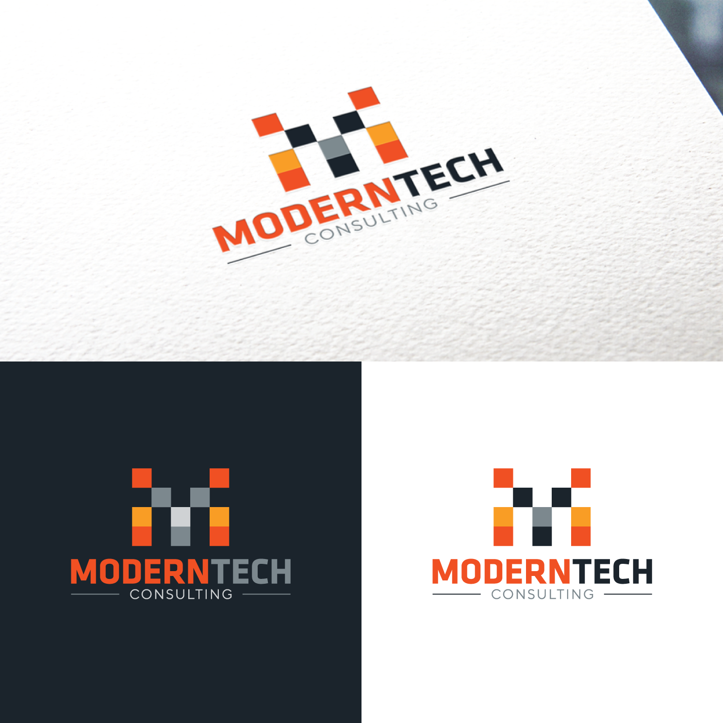 Modern, Professional Logo Design for Moderntech or ModernTech og ...