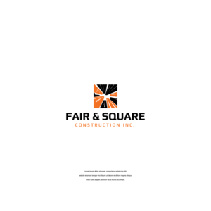 Fair & Square Construction Inc. | 46 Logo Designs for Fair & Square ...