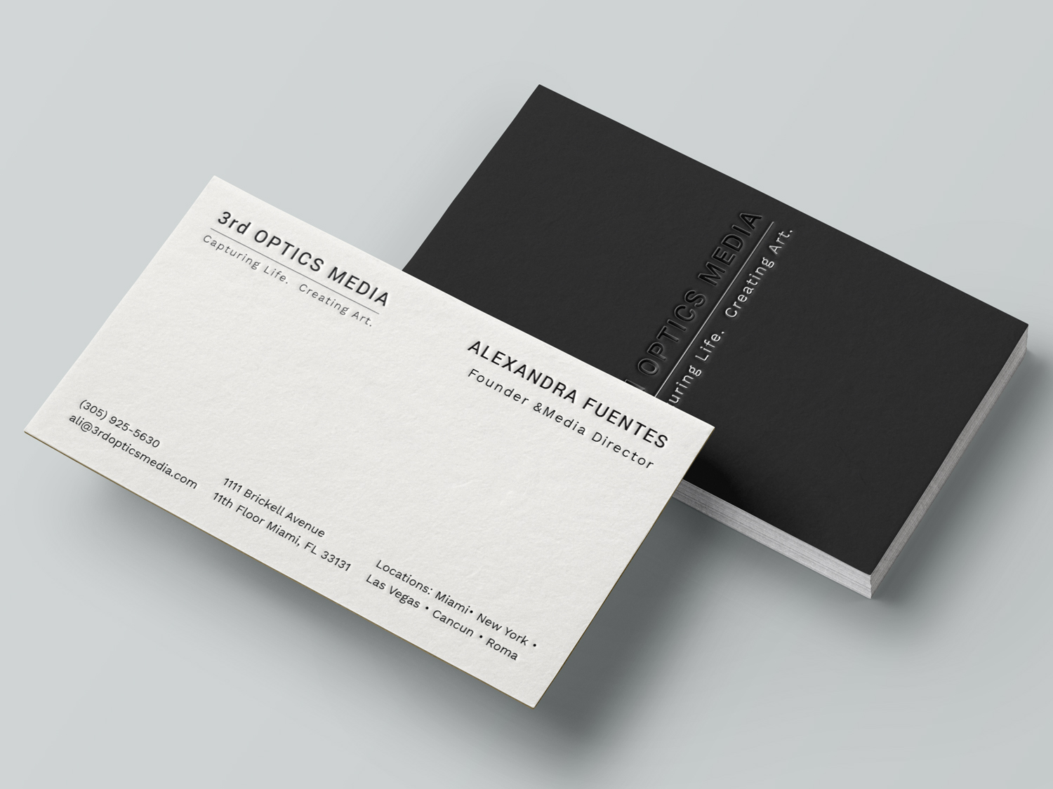 Upmarket, Bold Business Card Design for Precious Creative Co. by Tripti ...