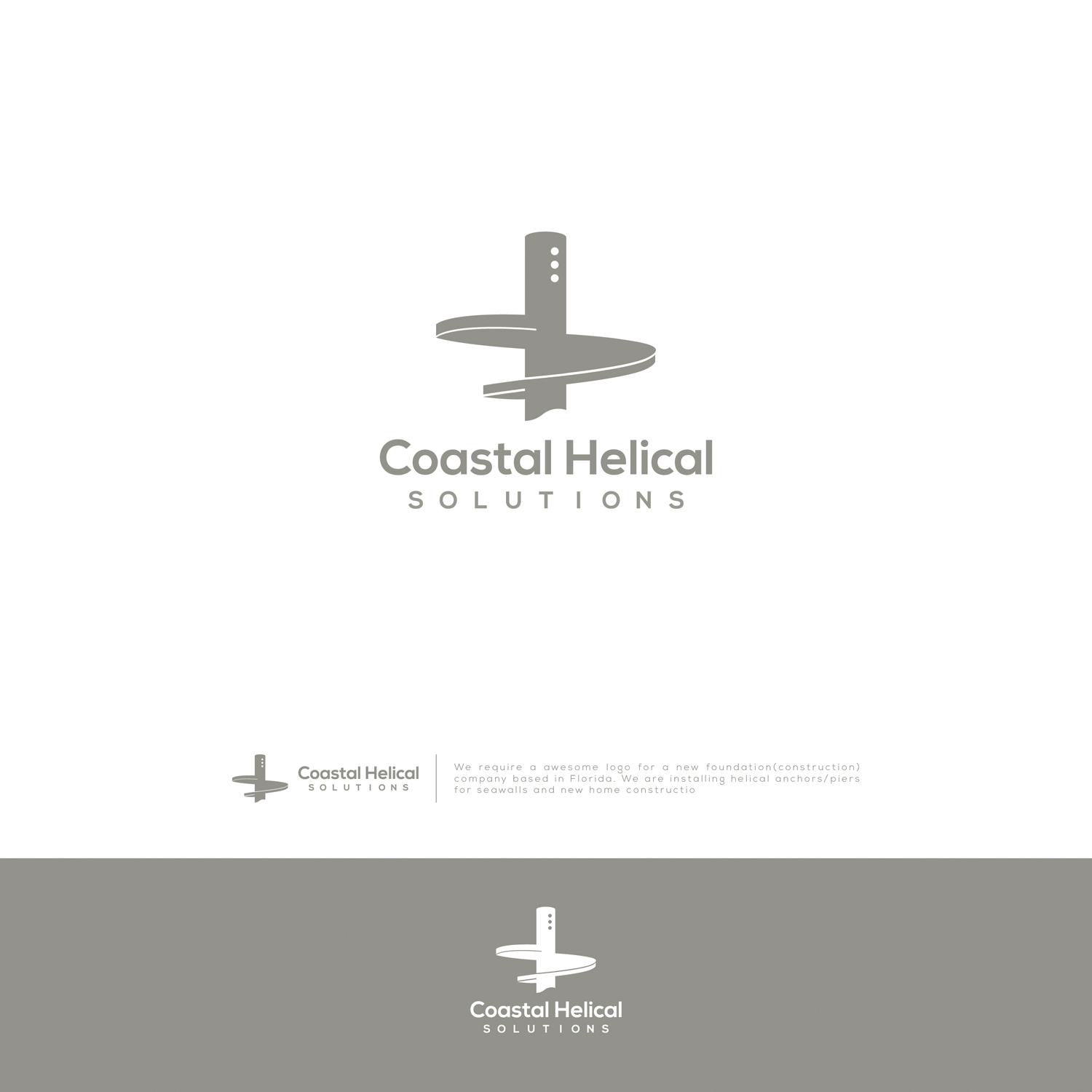Elegant, Playful Logo Design for Coastal Helical Solutions by UNMESH PT ...