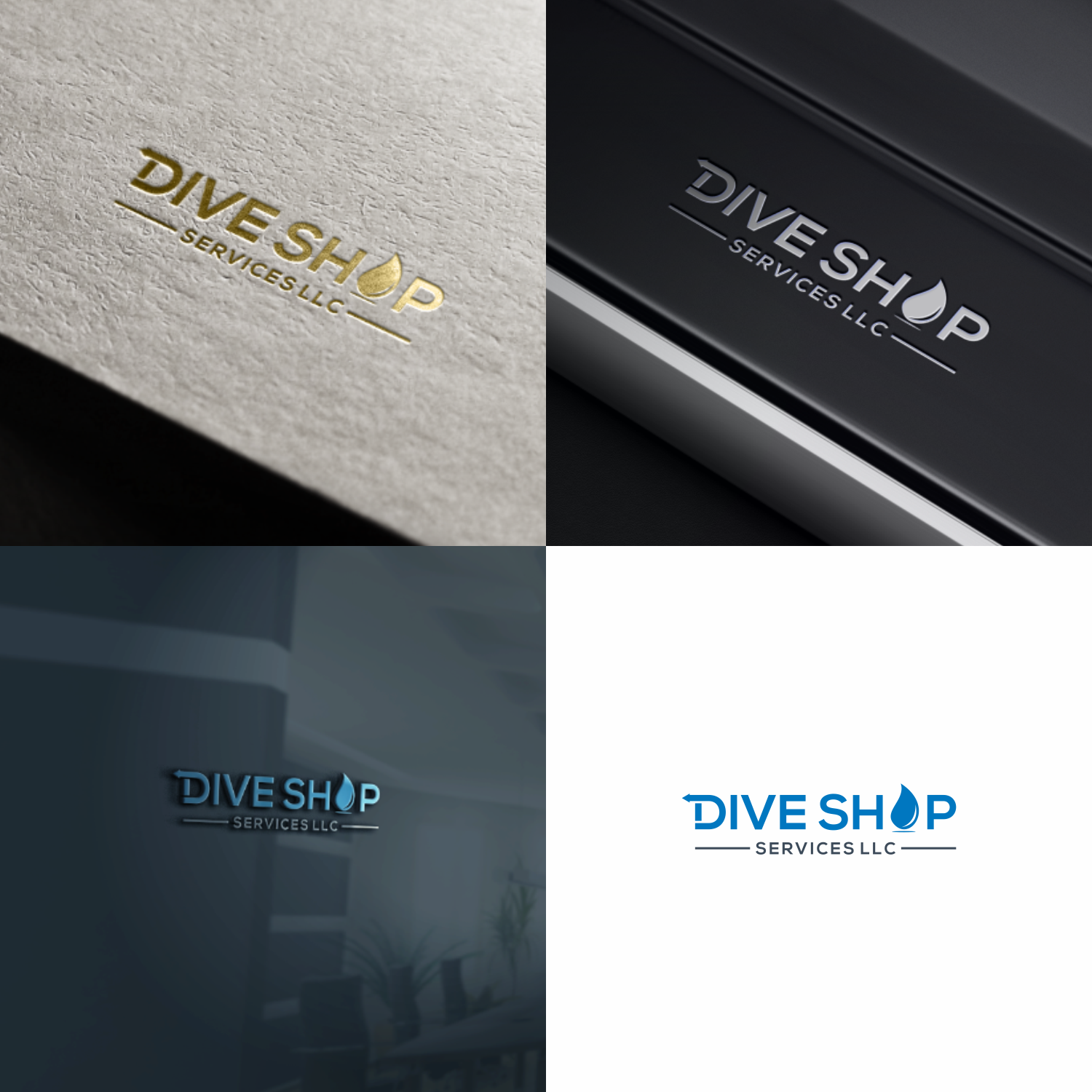 Modern, Colorful Logo Design for Dive Shop Services "Turn your passion ...