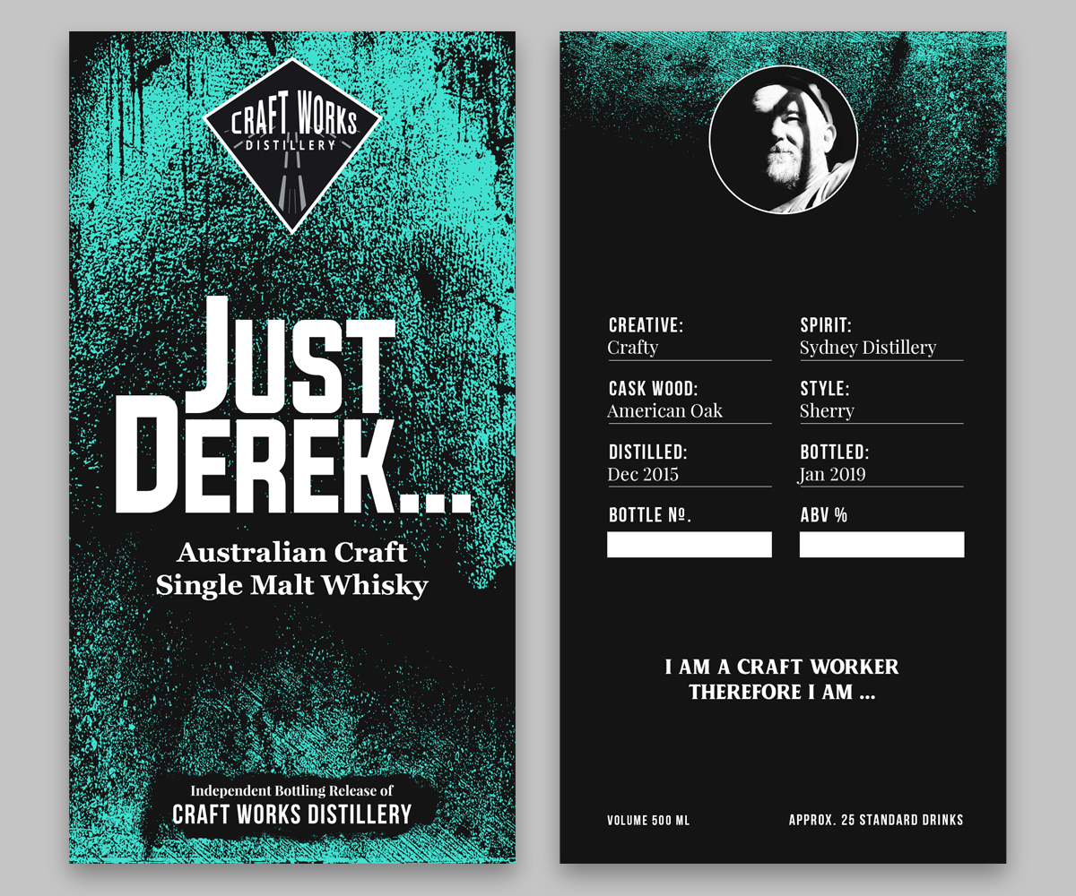 Label Design for The Craft Works Whisky Co by Mac Arvy | Design #20231221