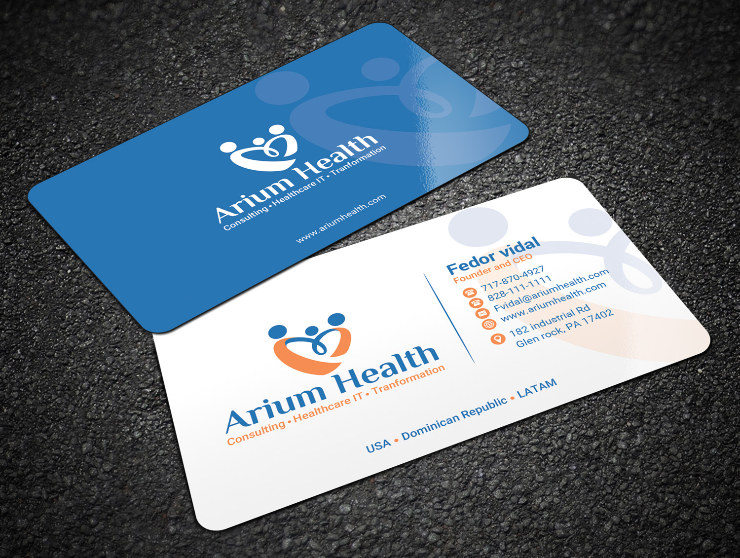 Modern, Upmarket, Information Technology Business Card Design for ...