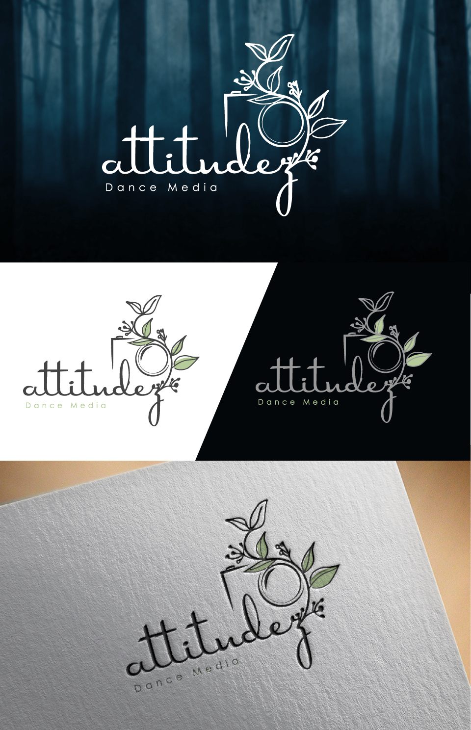 Bold, Modern Logo Design for attitudez Dance Media by Easin_Logo ...