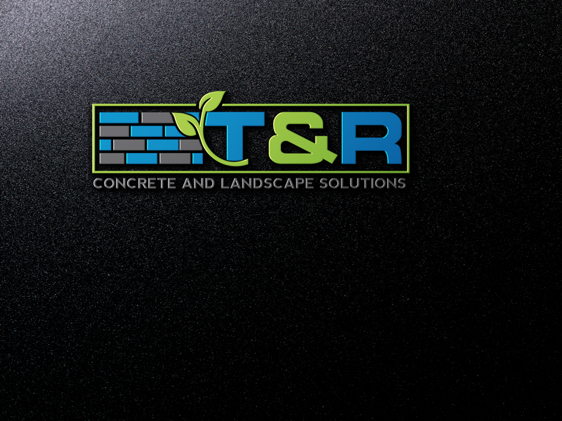 Logo Design for T&R Concrete and Landscape Solutions by Artarmon Design ...