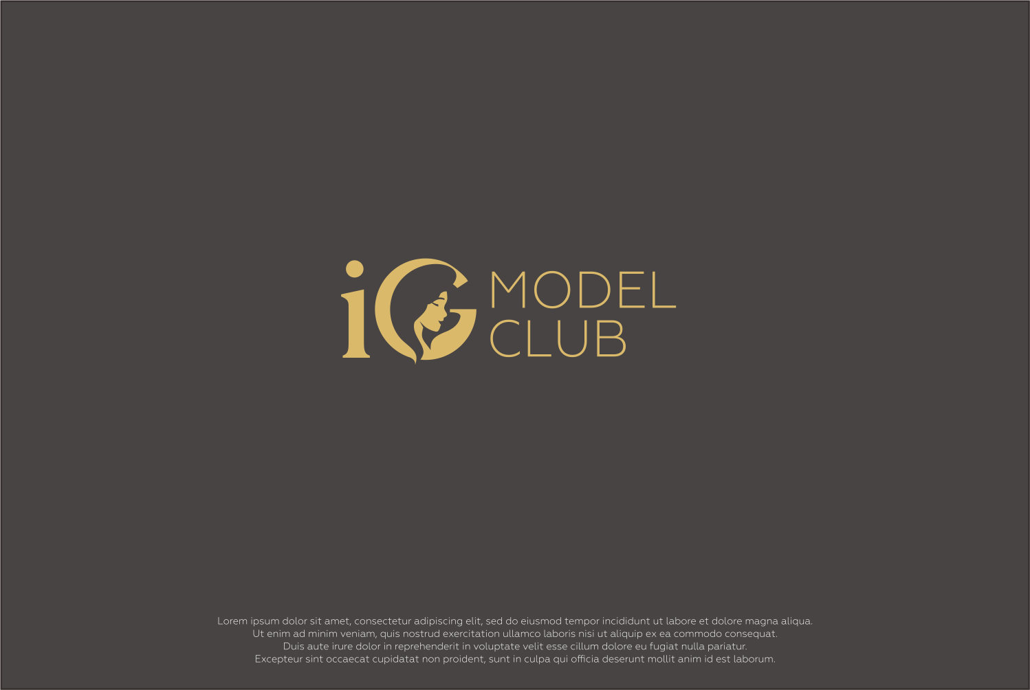 Modern, Professional, Modeling Agency Logo Design for ig model club by ...