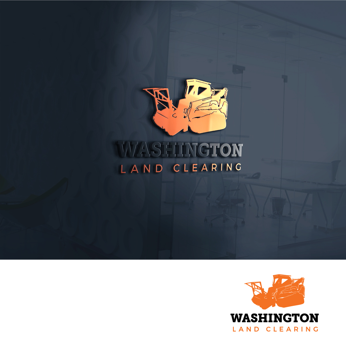 Elegant, Playful Logo Design for Washington Land Clearing by H-H Arts ...