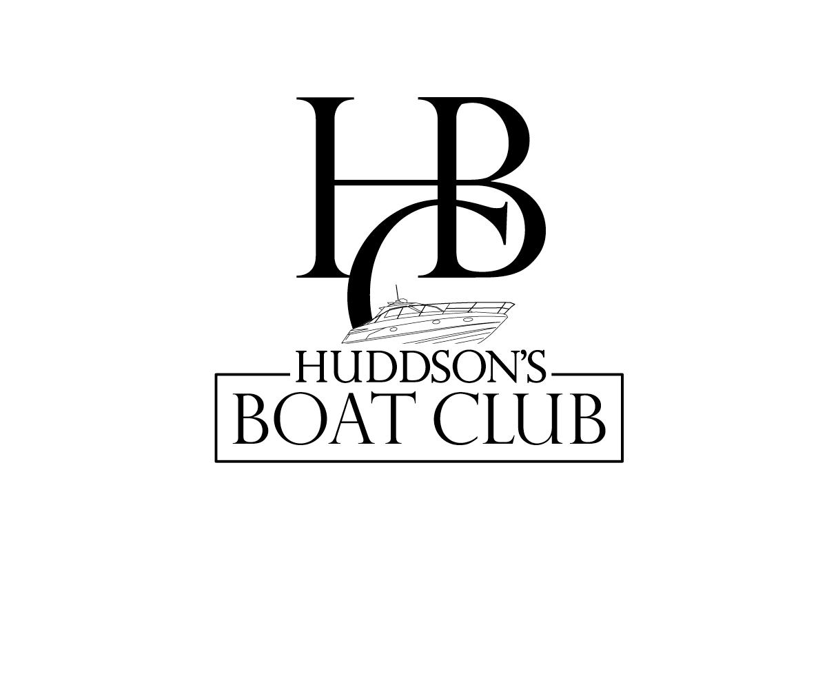 Bold, Masculine Logo Design for Huddson's Boat Club (HBC) by Simon Hon ...