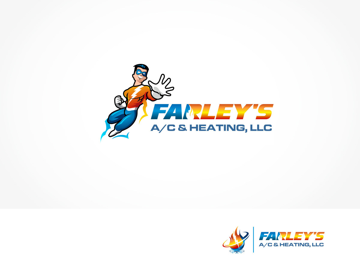 Serious, Professional Mascot Design for Farley's A/C & Heating, LLC by ...
