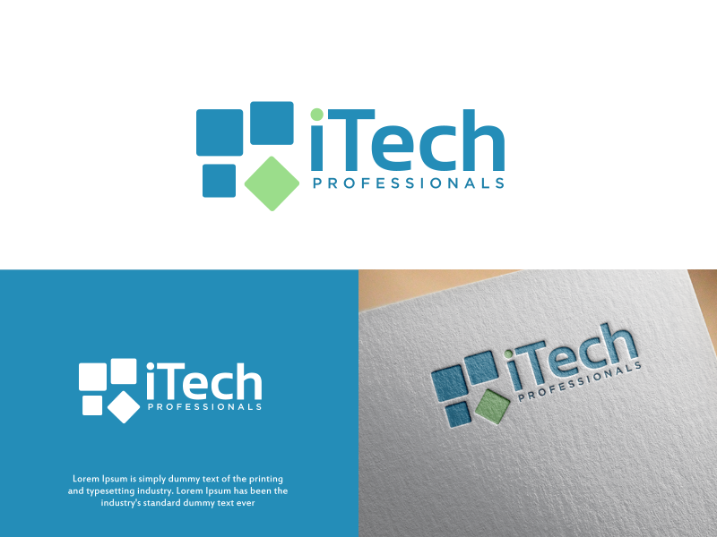 Elegant, Playful, Software Development Logo Design for iTech ...