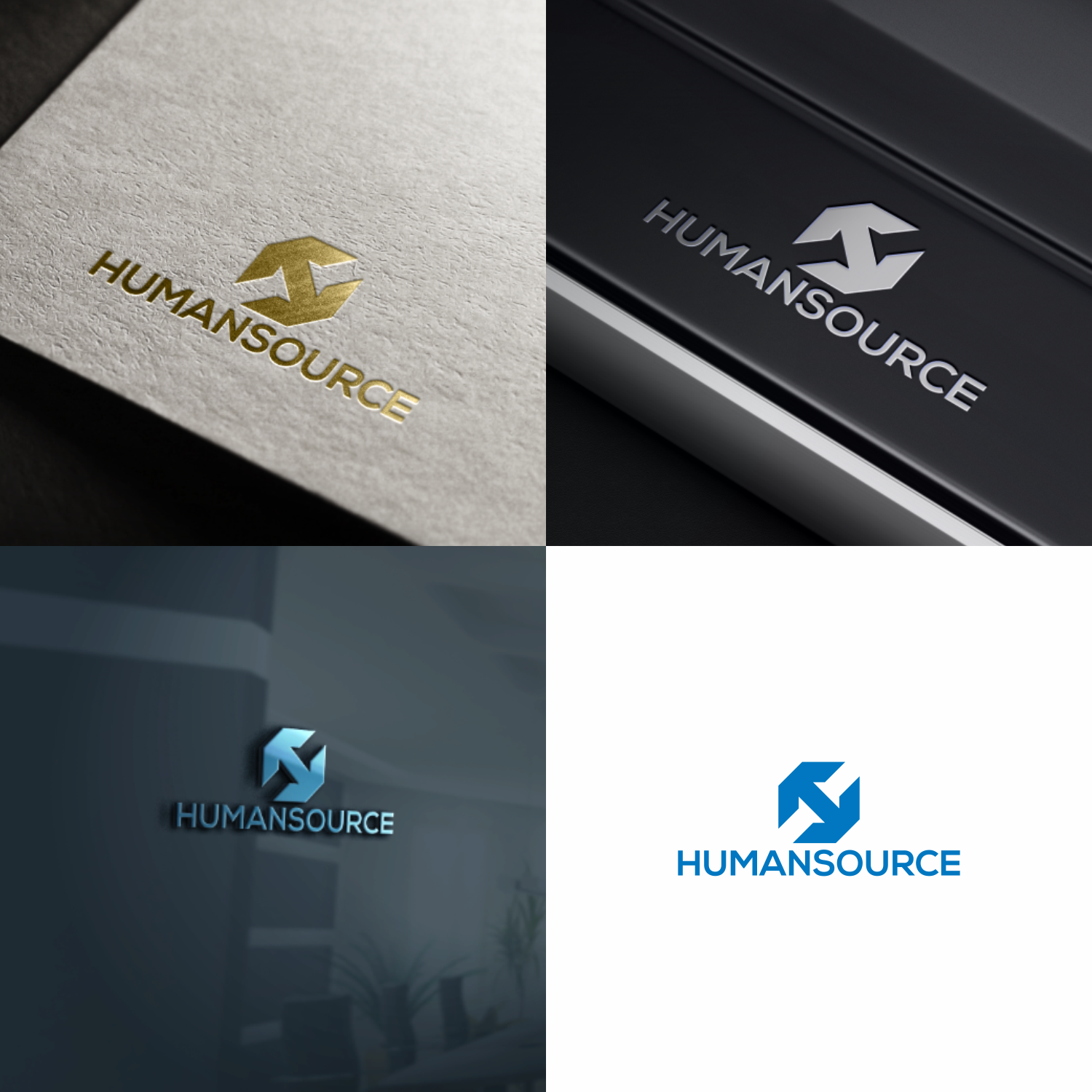 Logo Design for HUMANSOURCE by tejo | Design #20170595
