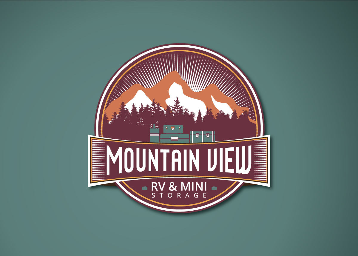 Elegant, Playful Logo Design for Mountain View RV & Mini Storage by ...