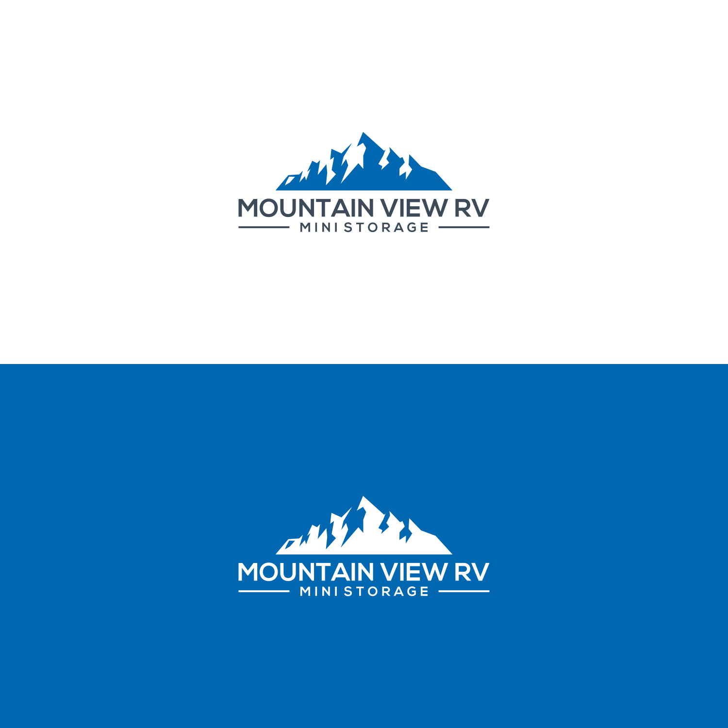 Elegant, Playful Logo Design for Mountain View RV & Mini Storage by ...