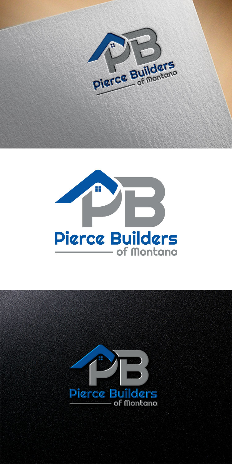 Bold, Serious, Construction Company Logo Design for Pierce Builders of ...