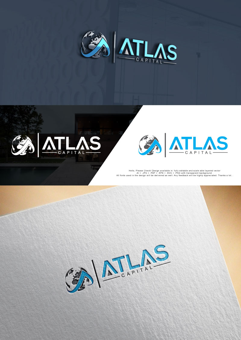 Logo Design for Atlas Capital by Basmala122 | Design #20193842