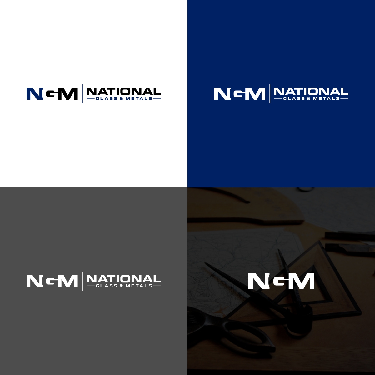 Bold, Modern, Steel Fabrication Logo Design for NGMs or Nat G&M or N ...